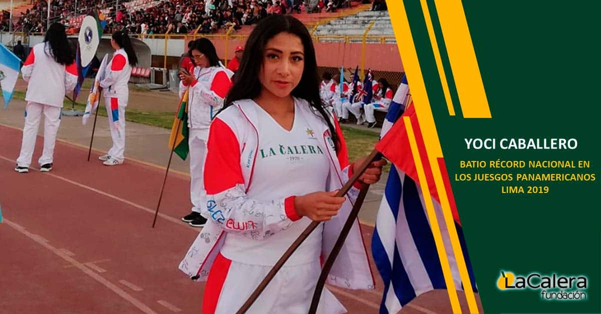 Yoci Caballero batió Récord Nacional en Juegos Panamericanos Lima 2019